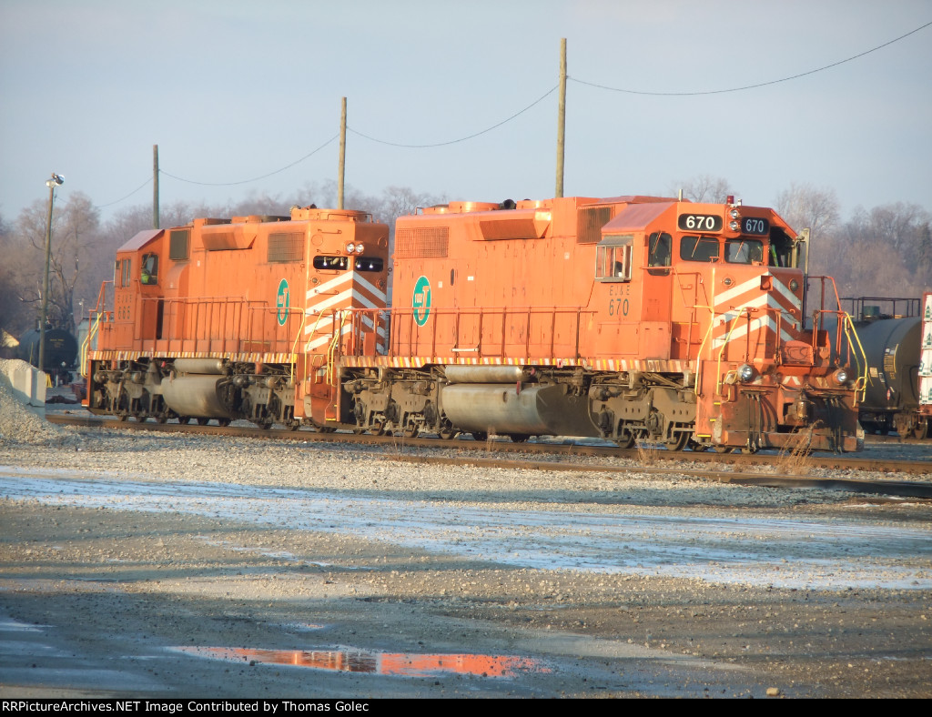 EJ&E 670 and 665